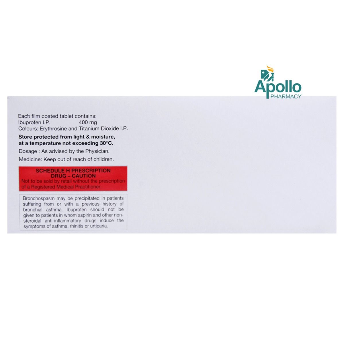Brufen 400 Tablet | Uses, Side Effects, Price | Apollo Pharmacy