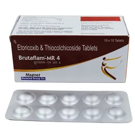 Brutaflam-MR 4 Tablet | Uses, Side Effects, Price | Apollo Pharmacy