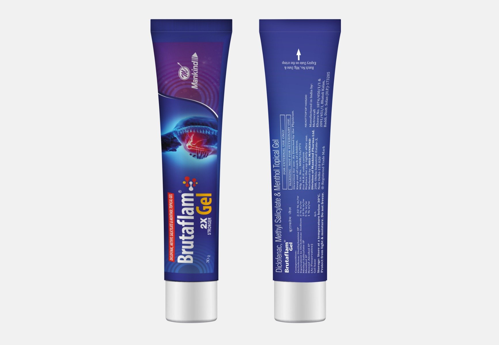 Buy Brutaflam 2X Stronger Gel 30 gm | 19 Minutes Delivery | Apollo Pharmacy