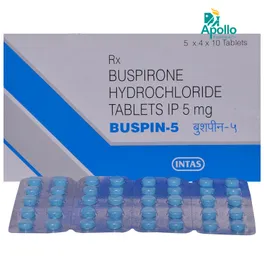 Buspin 5 Tablet | Uses, Side Effects, Price | Apollo Pharmacy
