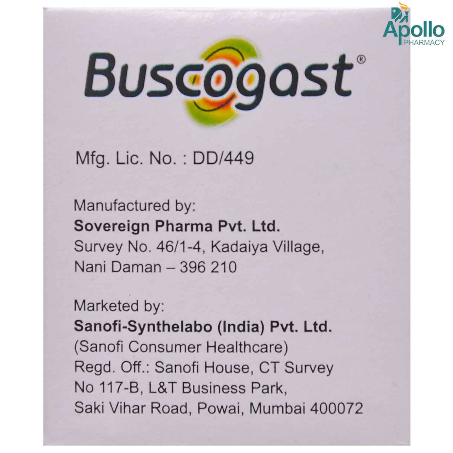 Buscogast Injection 1 ml Price, Uses, Side Effects, Composition ...