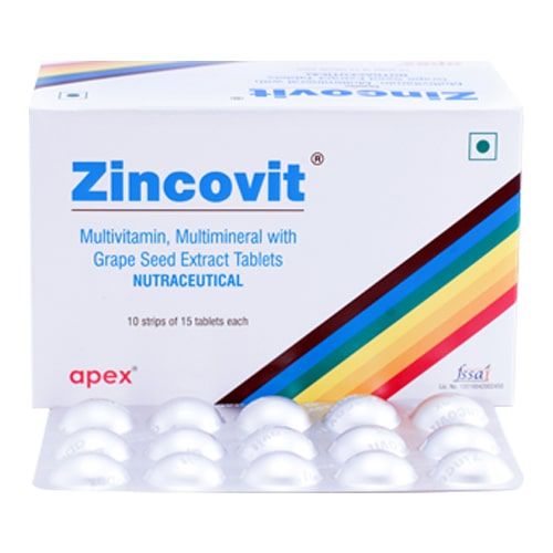 Zincovit Tablet 15's Price, Uses, Side Effects, Composition - Apollo ...