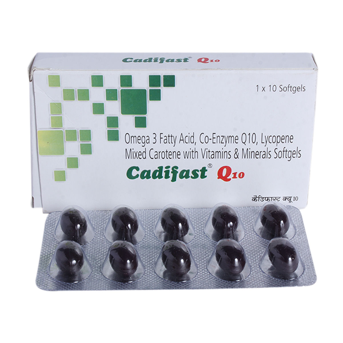 Cadifast Q10 Capsule 10's Price, Uses, Side Effects, Composition ...