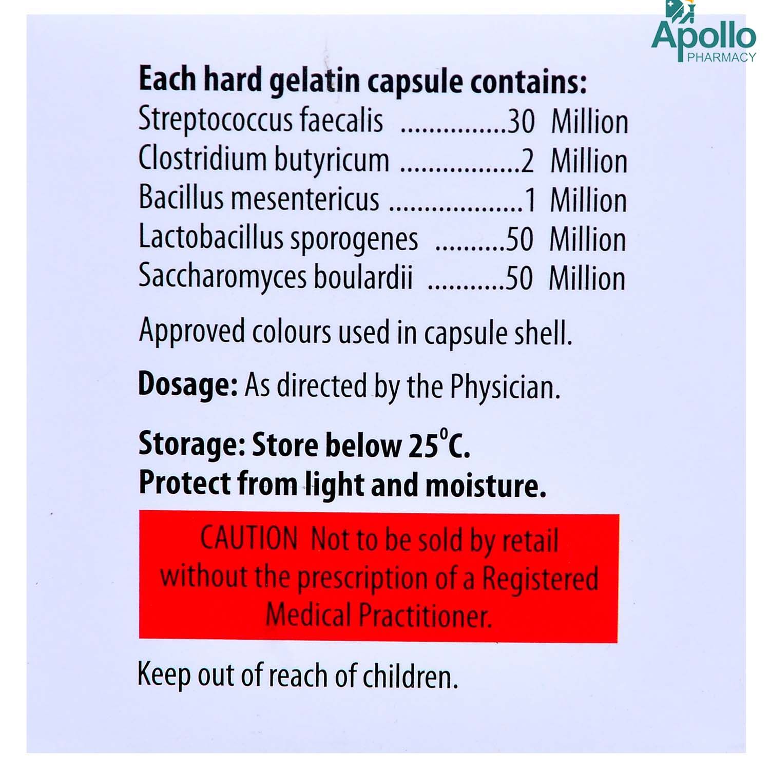 Cadbios Capsule 10's Price, Uses, Side Effects, Composition - Apollo ...