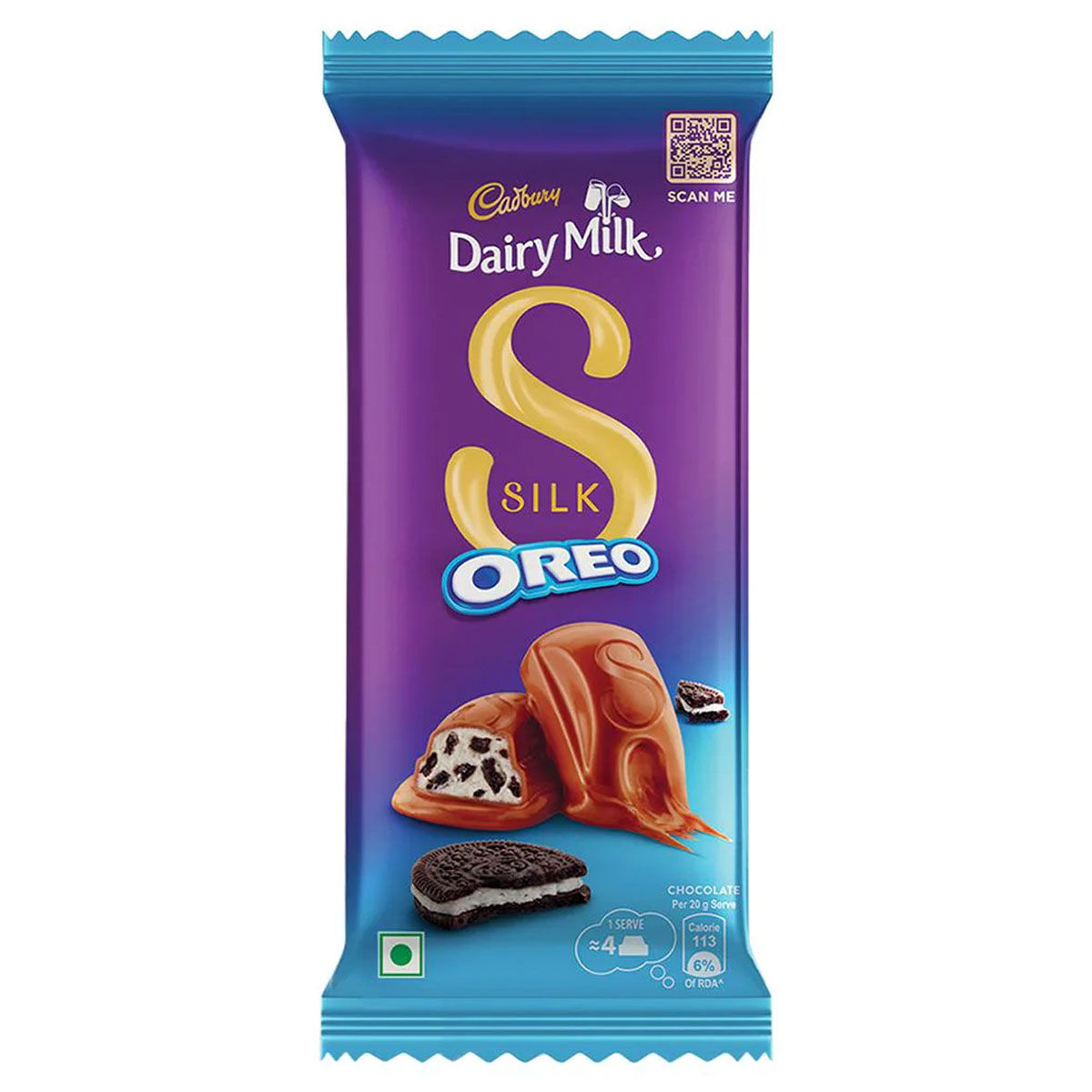 Buy Cadbury Dairy Milk Silk Oreo Chocolate, 60 gm | 19 Minutes Delivery ...