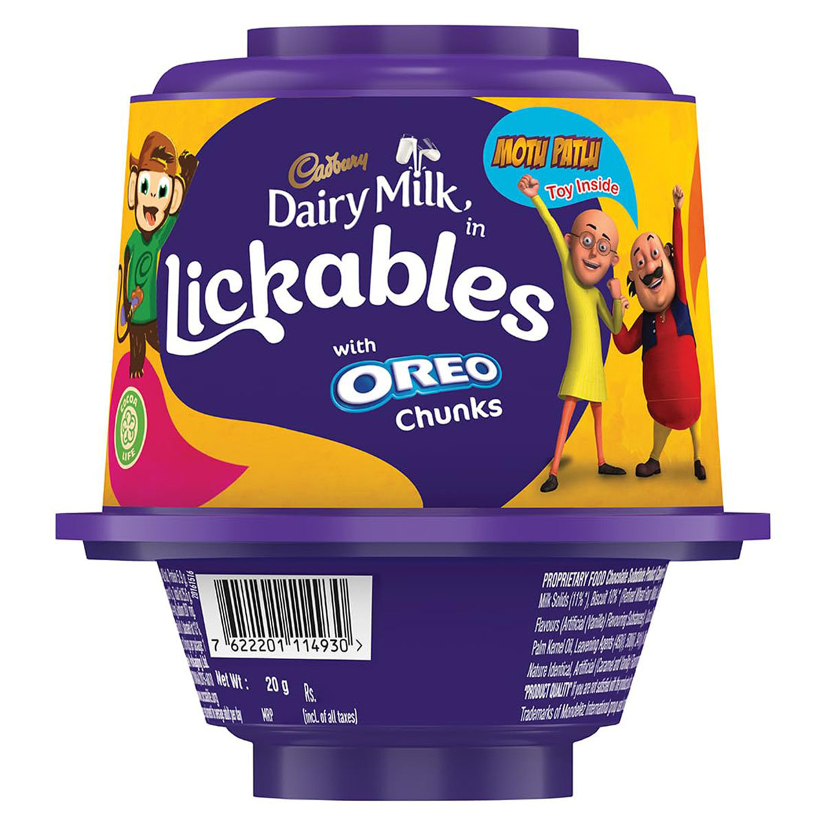 Buy Cadbury Dairy Milk Lickables Chocolate with Oreo Chunks, 20 gm | 19 ...