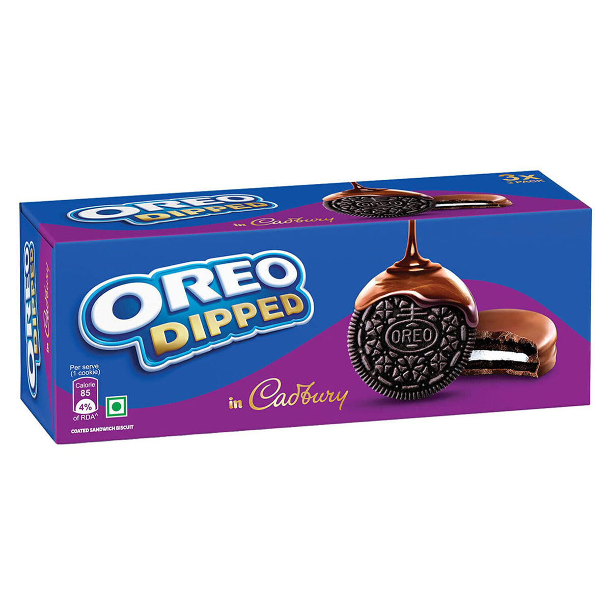 Buy Cadbury Oreo Dipped Cookie Chocolate, 150 gm | 19 Minutes Delivery ...