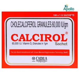 Calcirol Sachet 1 gm | Uses, Side Effects, Price | Apollo Pharmacy