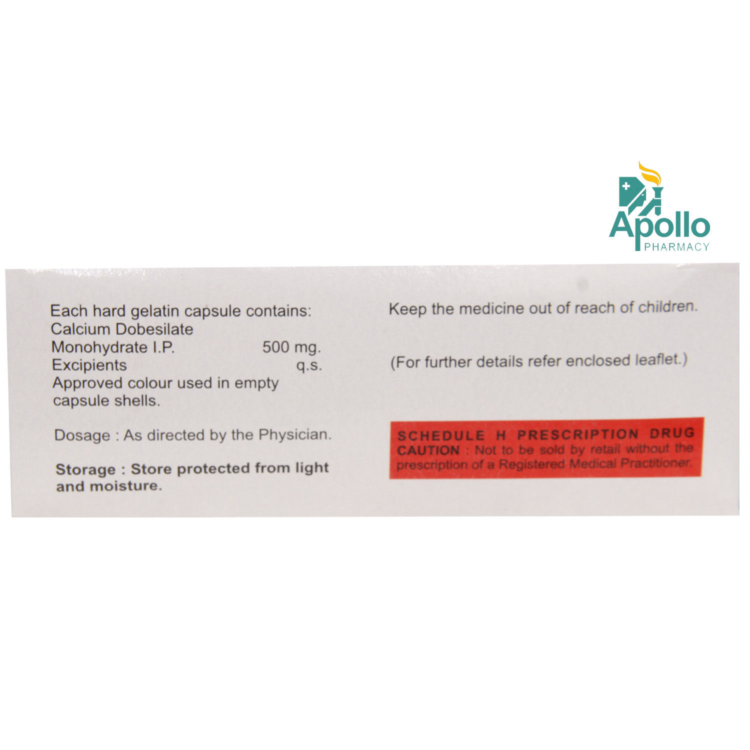 Caldob Capsule | Uses, Side Effects, Price | Apollo Pharmacy