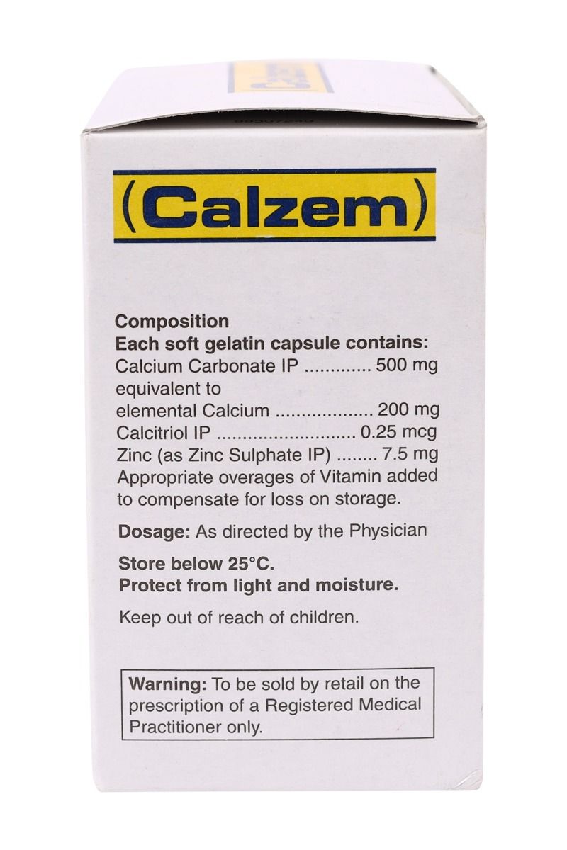 Calzem Capsule 10's Price, Uses, Side Effects, Composition - Apollo ...
