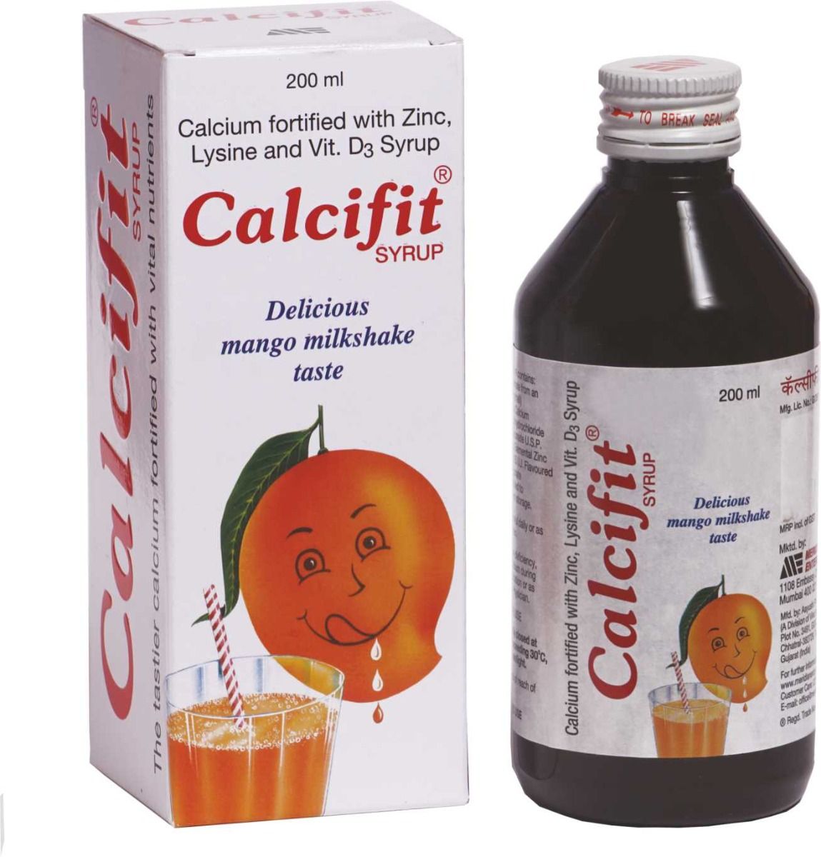 Calcifit Syrup 200 ml Price, Uses, Side Effects, Composition - Apollo ...