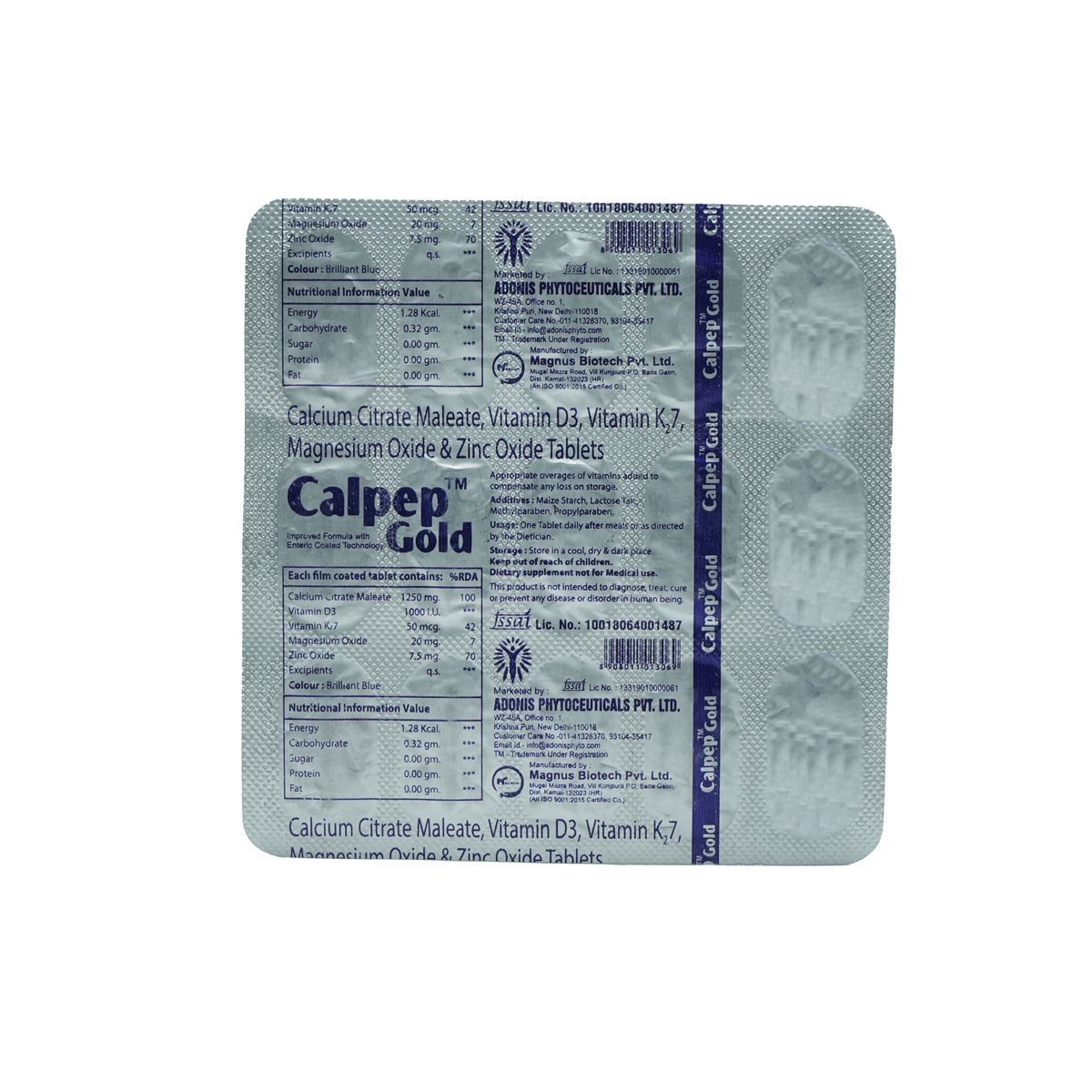 Calpep Gold Tablet | Uses, Side Effects, Price | Apollo Pharmacy