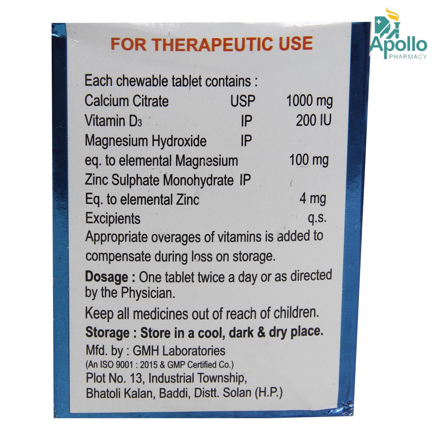 Calporus Tablet 10's Price, Uses, Side Effects, Composition - Apollo ...