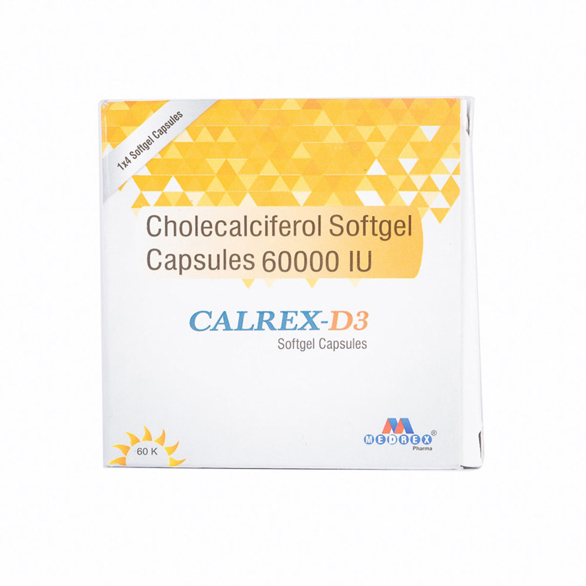 Calrex D3 60K Capsule 4'S Price, Uses, Side Effects, Composition ...