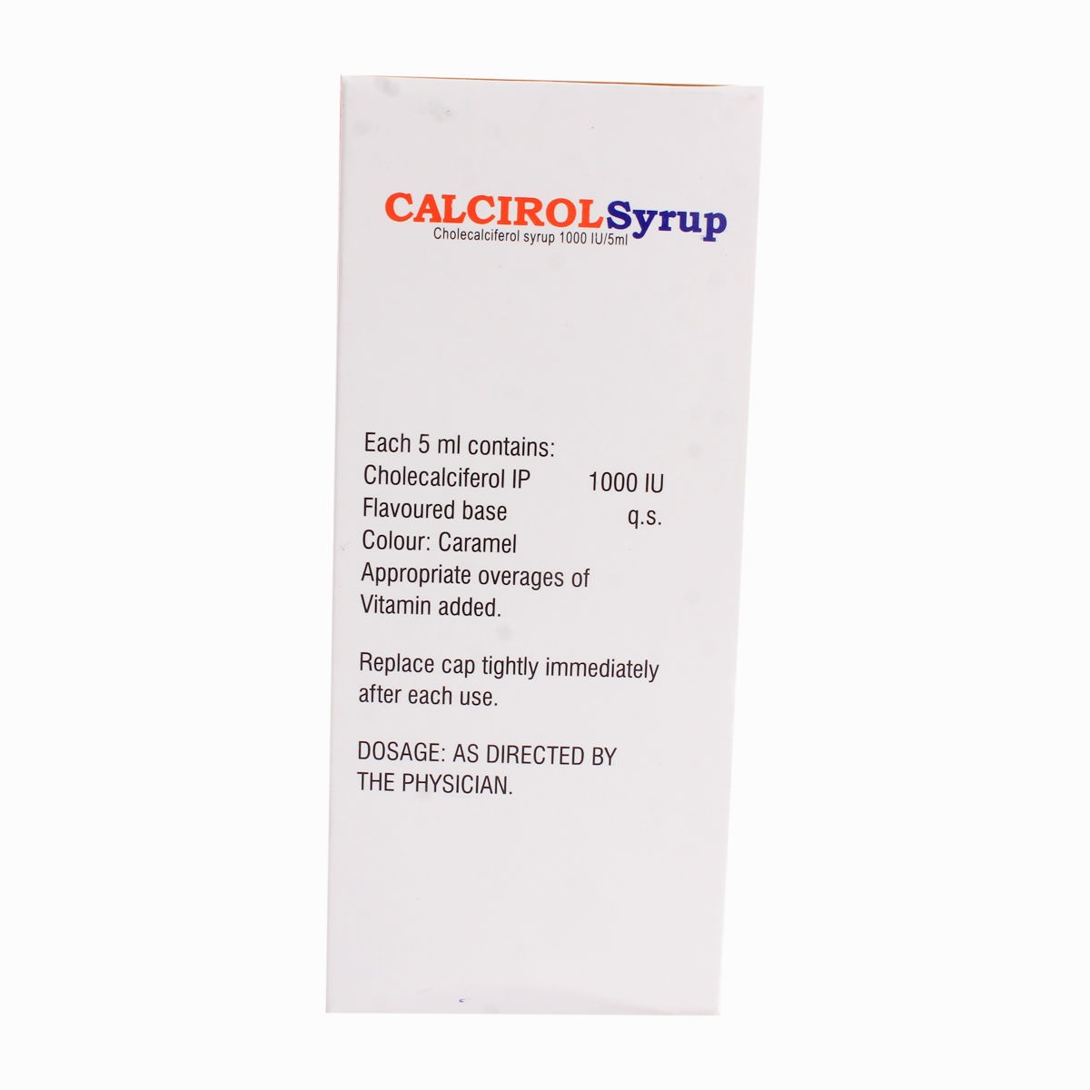 Calcirol Syrup | Uses, Side Effects, Price | Apollo Pharmacy