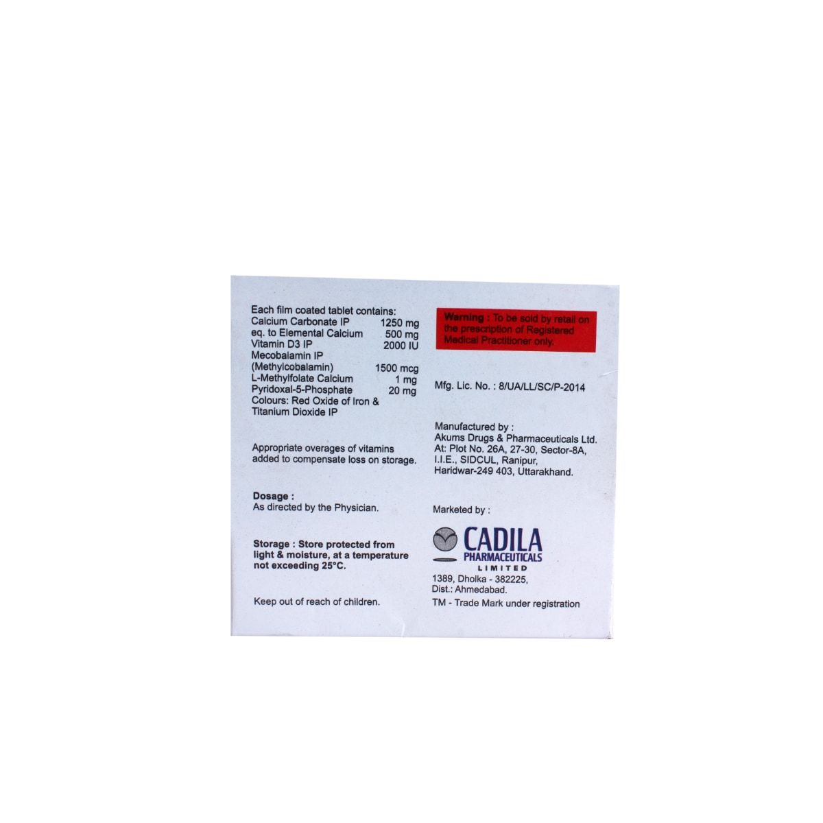 Calcirol XT Tablet 15's Price, Uses, Side Effects, Composition - Apollo ...