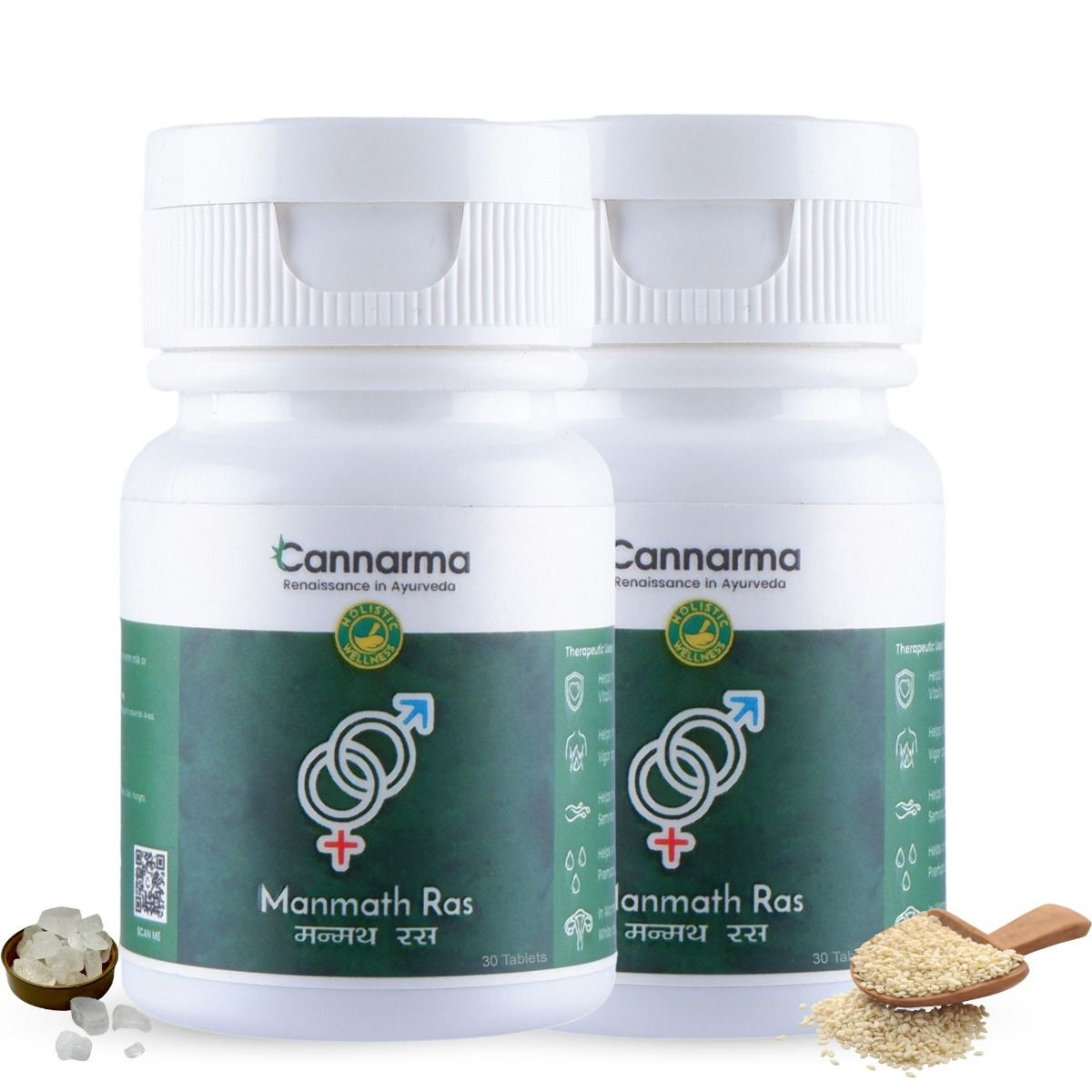 Buy Cannarma Manmath Ras, 60 Tablets (2x30 Tablets) | 19 Minutes ...