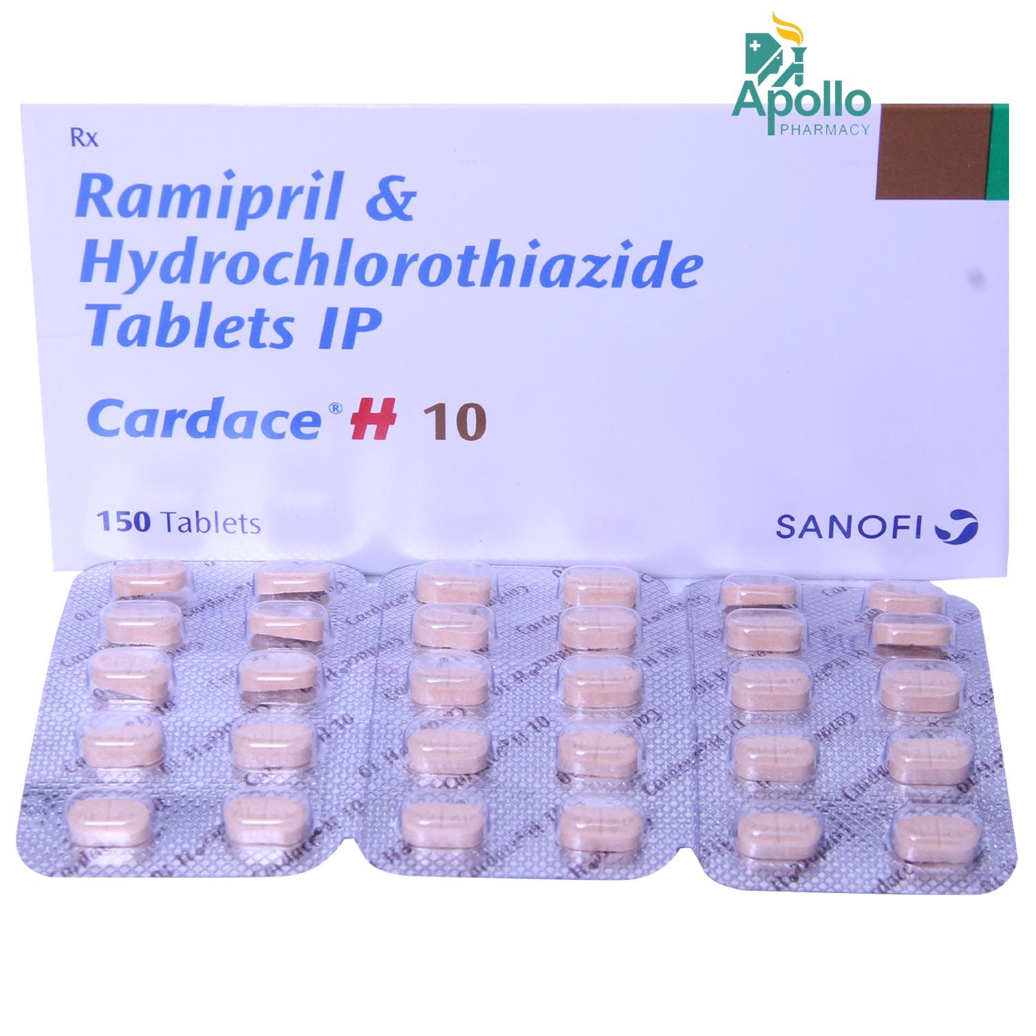 Cardace H 10 Tablet 10's Price, Uses, Side Effects, Composition ...