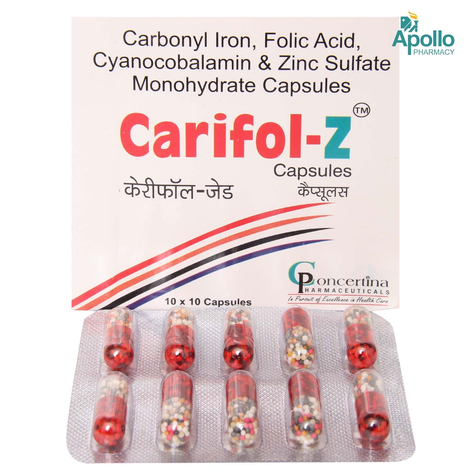 Carifol Z Tablet 10's Price, Uses, Side Effects, Composition - Apollo ...