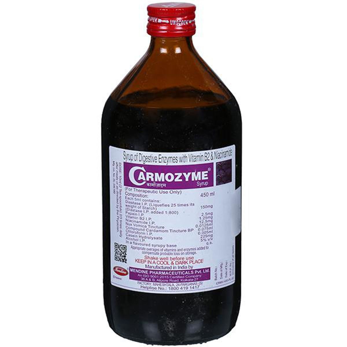 Carmozyme Liquid 450 ml Price, Uses, Side Effects, Composition - Apollo ...