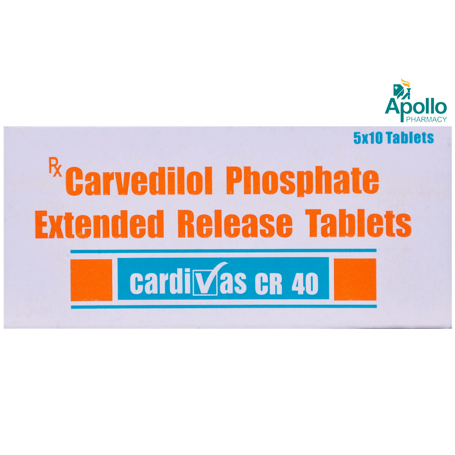Cardivas CR 40 Tablet | Uses, Side Effects, Price | Apollo Pharmacy