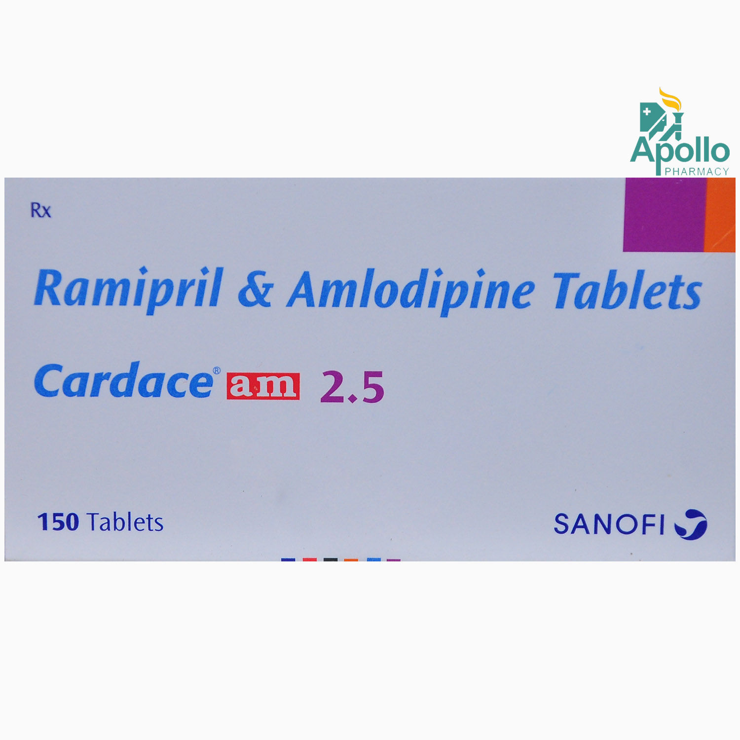 CARDACE AM 2.5/5MG TABLET | Uses, Side Effects, Price | Apollo Pharmacy