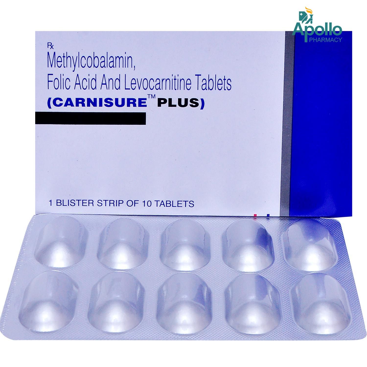 Carnisure Plus Tablet 10's Price, Uses, Side Effects, Composition ...