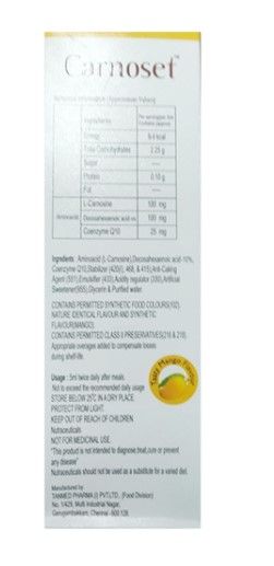 Carnoset Sugar Free Mango Suspension 200 ml Price, Uses, Side Effects ...