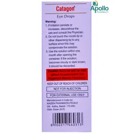Catagon Eye Drops | Uses, Side Effects, Price | Apollo Pharmacy