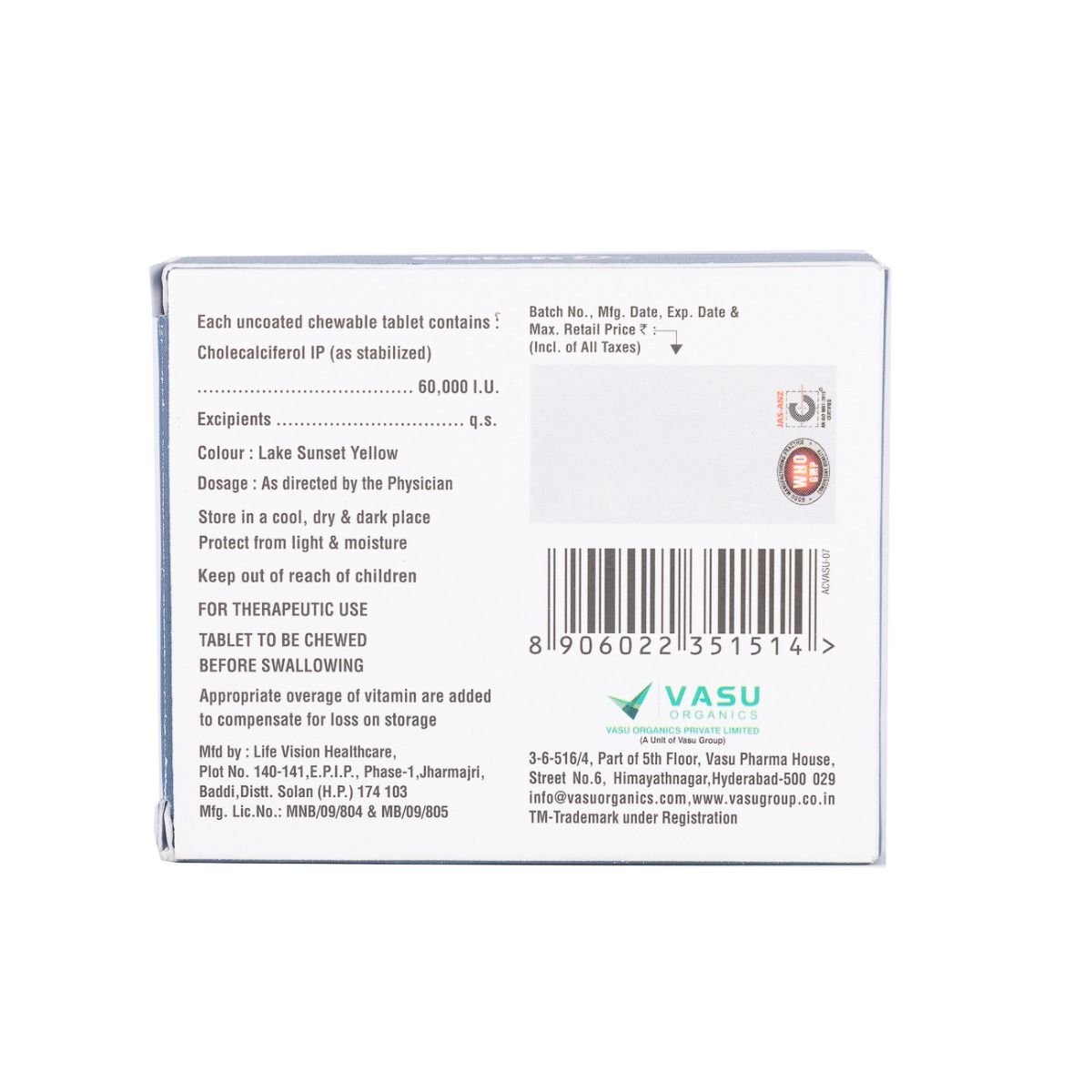 Catch D3 Tablet 10's Price, Uses, Side Effects, Composition - Apollo ...