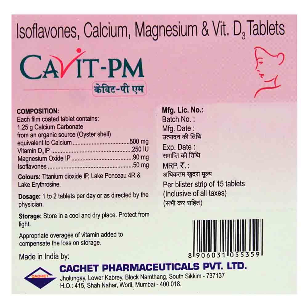 Cavit PM Tablet | Uses, Side Effects, Price | Apollo Pharmacy