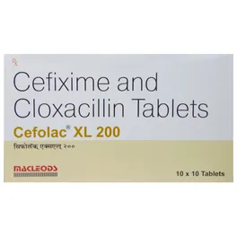 Cefolac XL 200 mg Tablet | Uses, Side Effects, Price | Apollo Pharmacy