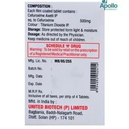 Cefoprim 500 Tablet | Uses, Side Effects, Price | Apollo Pharmacy