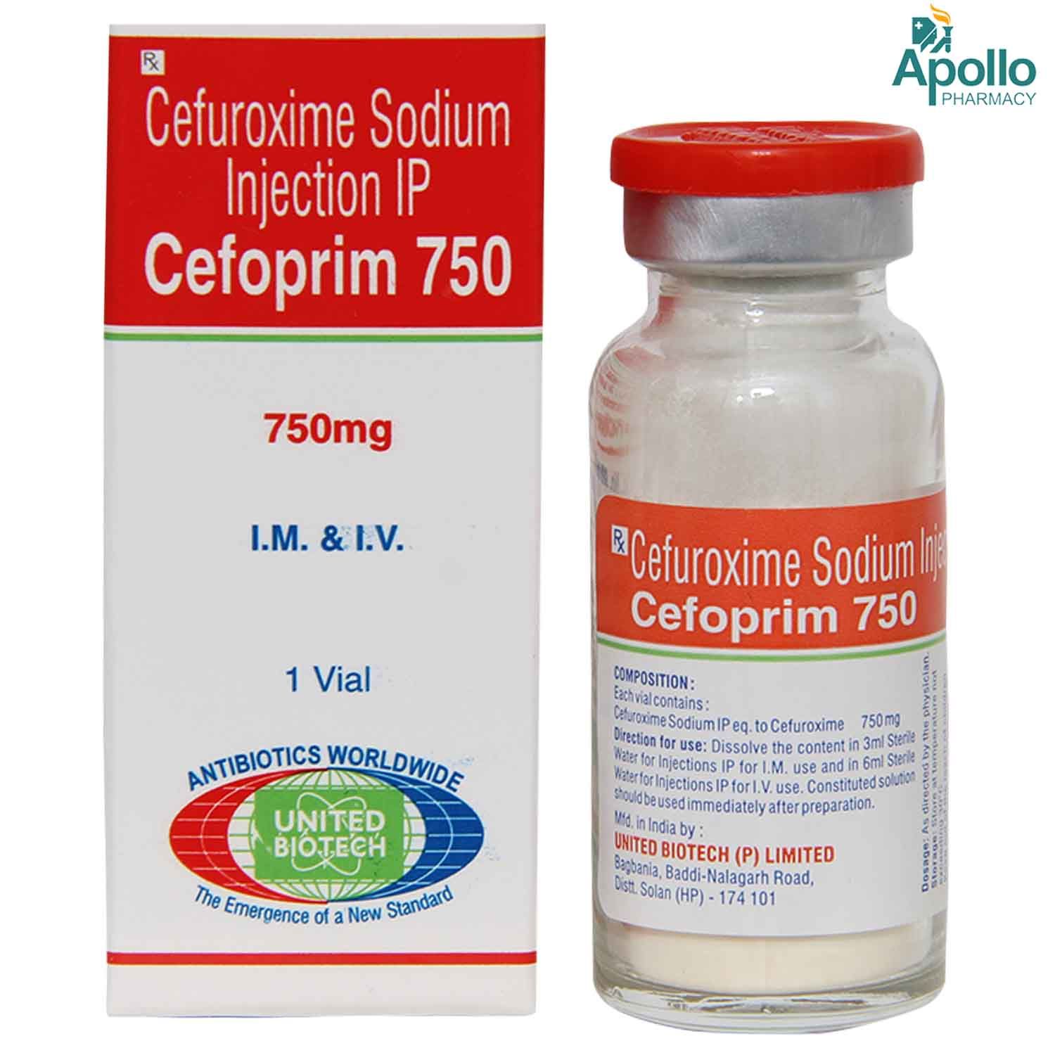 CEFOPRIM 750MG VIAL Price, Uses, Side Effects, Composition - Apollo ...