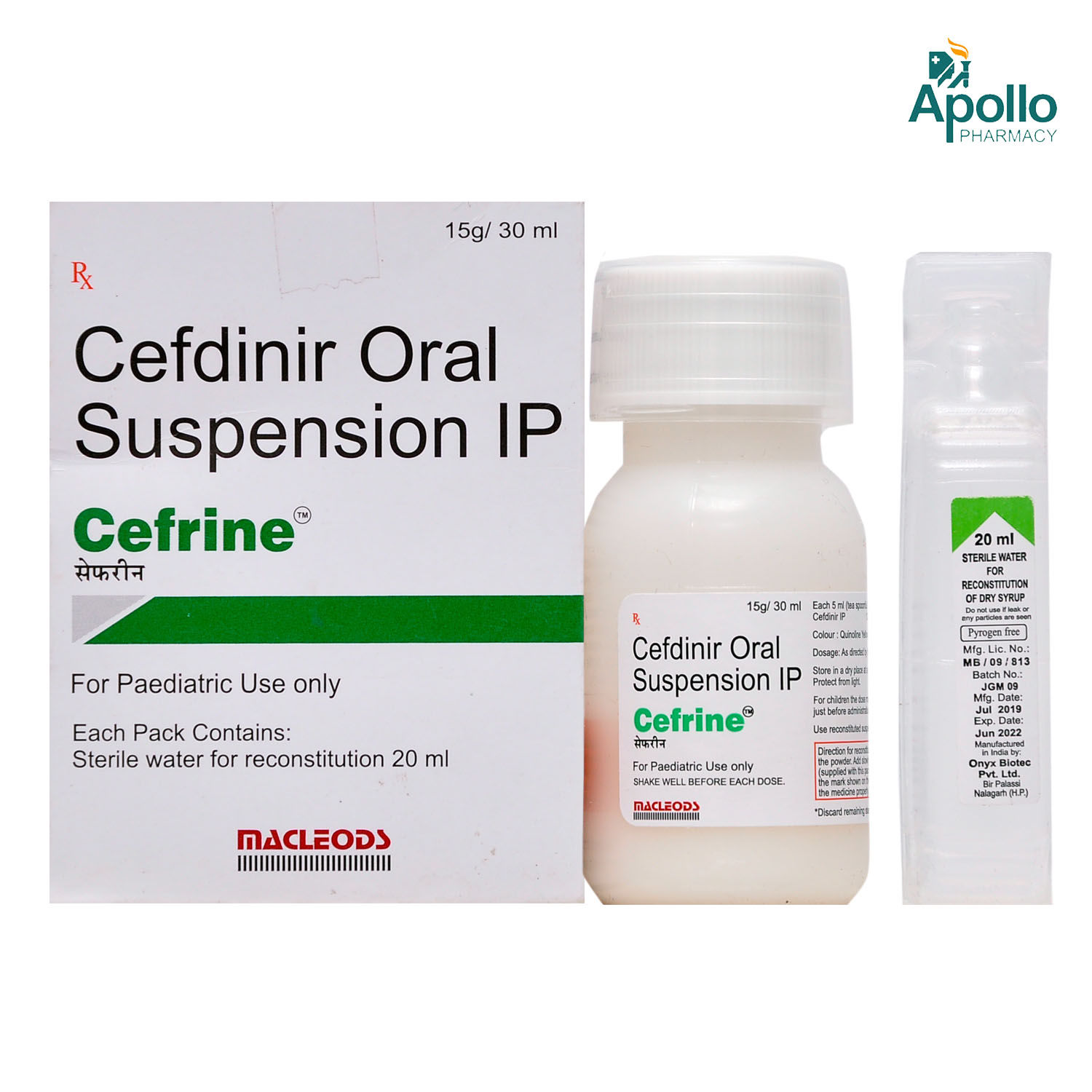 Cefrine Syrup 30 ml Price, Uses, Side Effects, Composition - Apollo ...