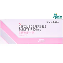 Ceftas 100 mg Tablet | Uses, Side Effects, Price | Apollo Pharmacy