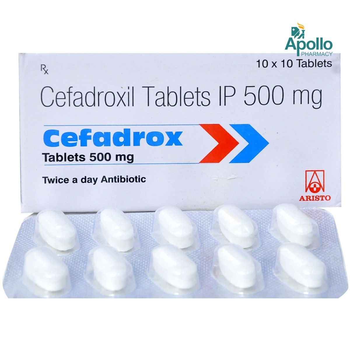 Cefadrox 500 mg Tablet 10's Price, Uses, Side Effects, Composition ...