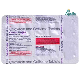 Cefolac O 200 Tablet | Uses, Side Effects, Price | Apollo Pharmacy
