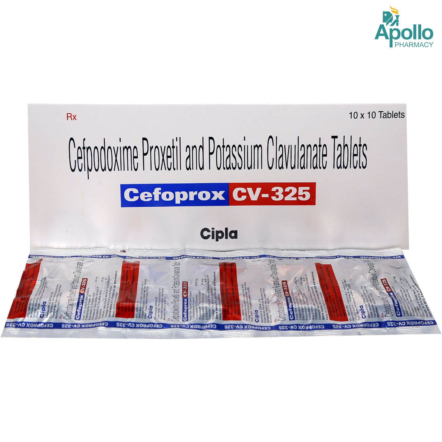 Cefoprox CV-325 Tablet 10's Price, Uses, Side Effects, Composition ...