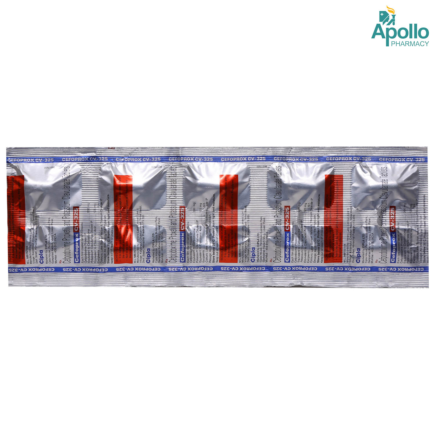 Cefoprox CV-325 Tablet | Uses, Side Effects, Price | Apollo Pharmacy