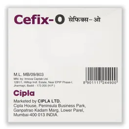 Cefix O Tablet | Uses, Side Effects, Price | Apollo Pharmacy