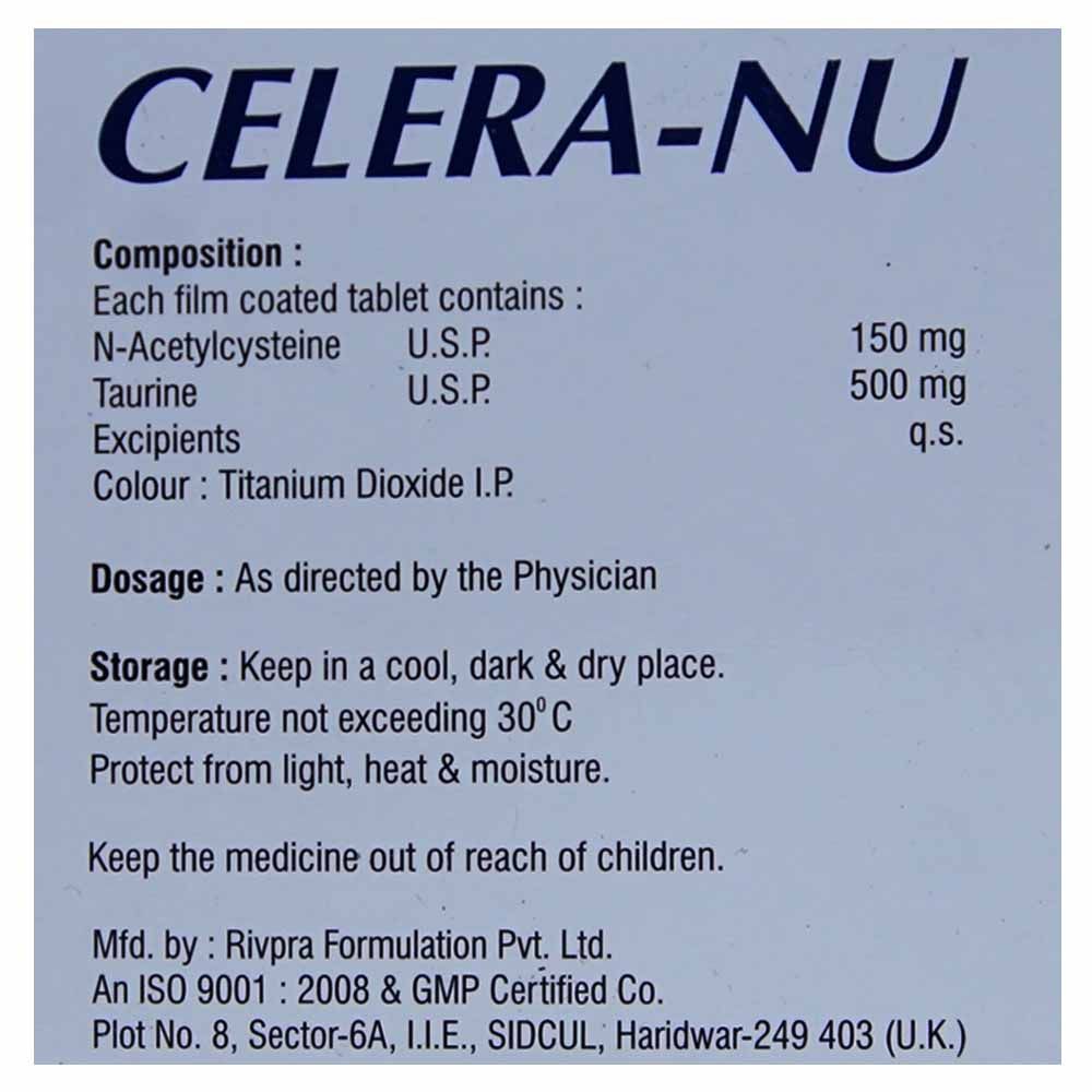 Celera-NU Tablet | Uses, Side Effects, Price | Apollo Pharmacy