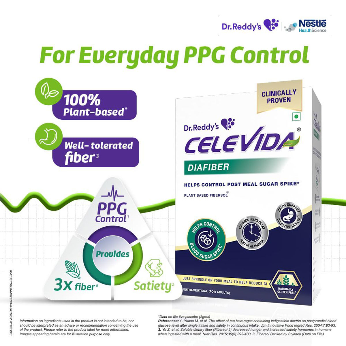 Buy Celevida Diafiber for Adults Powder, 12gm x 30 Sachets | 19 Minutes ...