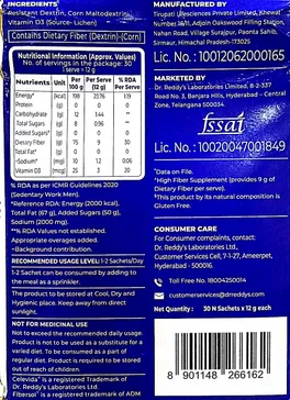 Buy Celevida Diafiber for Adults Powder, 12gm x 30 Sachets | 19 Minutes ...