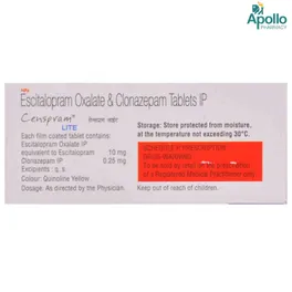 Censpram Lite Tablet | Uses, Side Effects, Price | Apollo Pharmacy