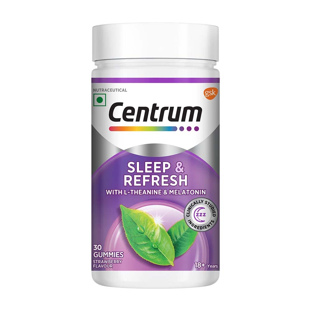 Buy Centrum Sleep & Refresh Strawberry Flavour with L-Theanine ...