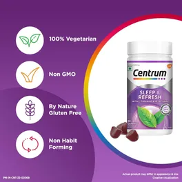 Buy Centrum Sleep & Refresh Strawberry Flavour with L-Theanine ...