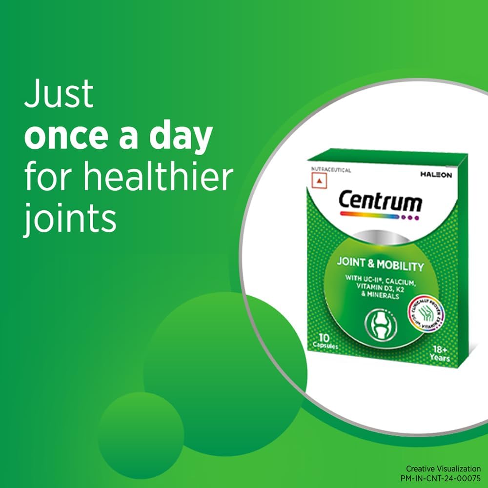 Centrum Joint & Mobility Adults 18+ Capsule 10's | Uses, Side Effects ...