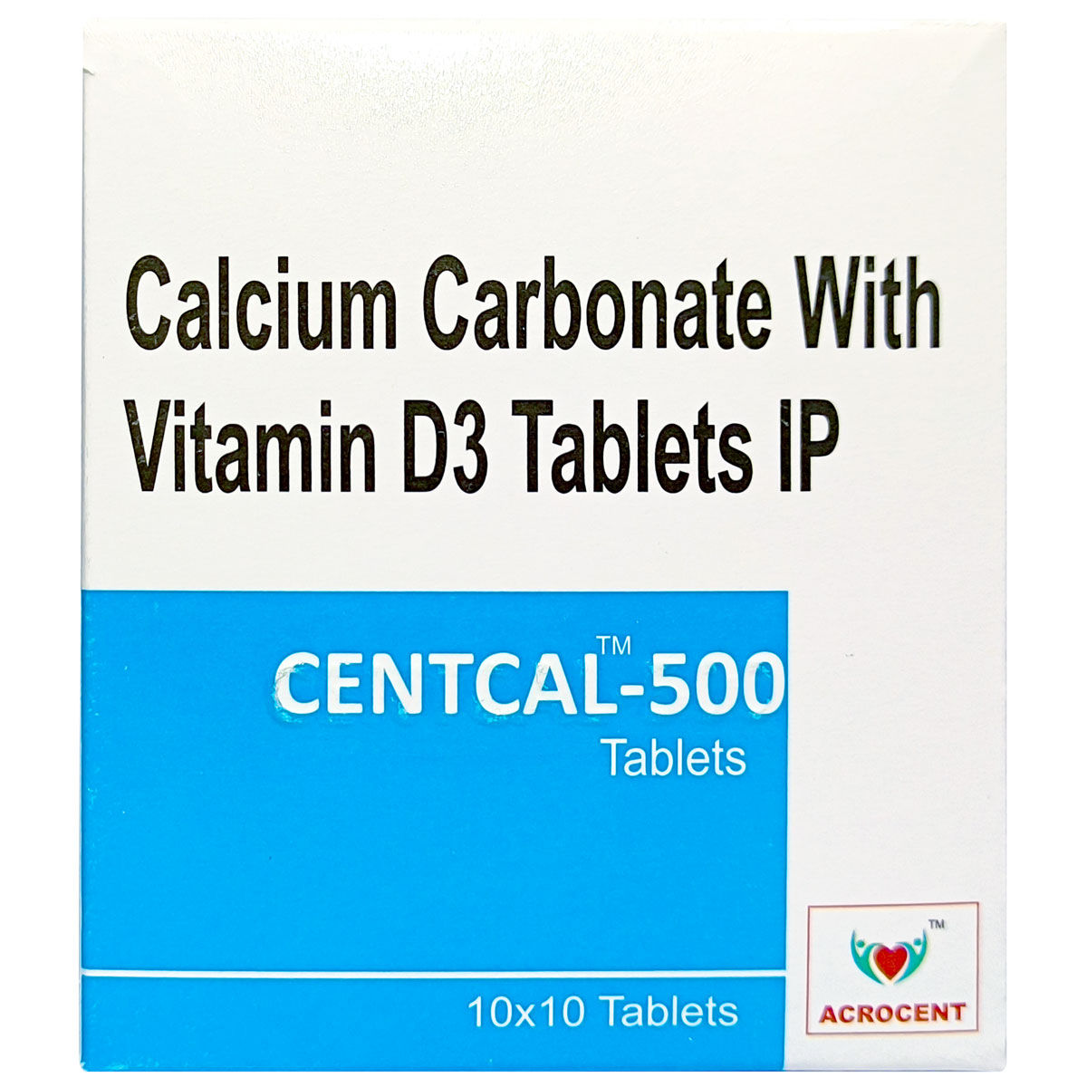 Buy Centcal-500 Tablet 10's | 19 Minutes Delivery | Apollo Pharmacy