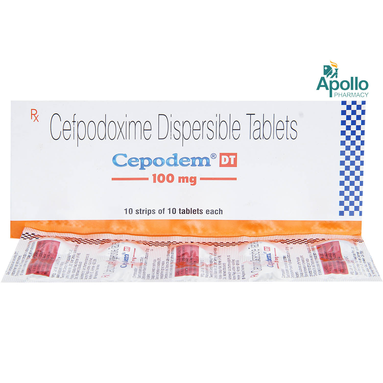 Cepodem DT 100 mg Tablet 10's Price, Uses, Side Effects, Composition ...